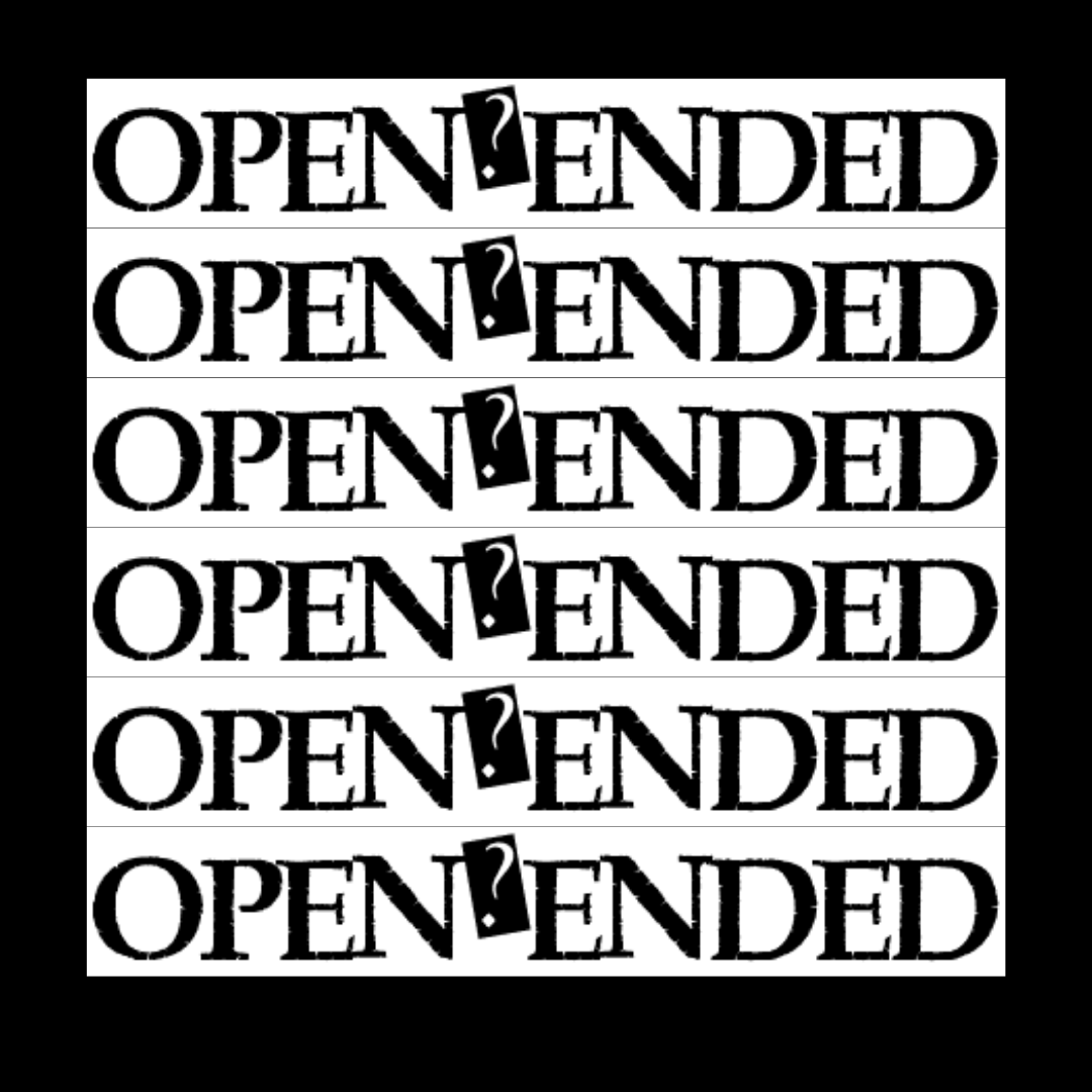 OPEN-ENDED – My1of1